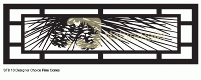 Balcony Railing | Deck Rail Decorative Inserts 30x96" - NatureRails.com