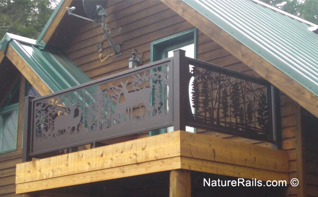 Custom Decorative Railing Panels - NatureRails.com